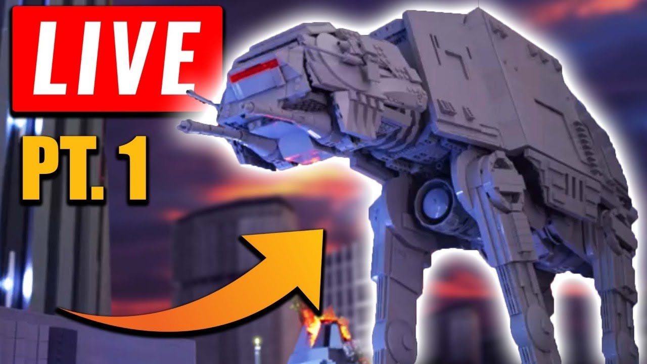🔴LIVE LEGO 2021 Custom UCS AT-AT Build! (6,000+ pcs) - YouTube