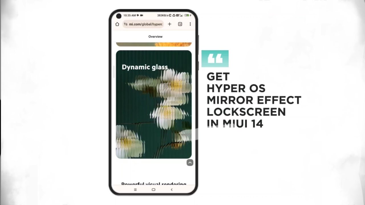 HyperOS Glass Effect Wallpaper Theme For Miui 13 & 14 Devices #viral # ...