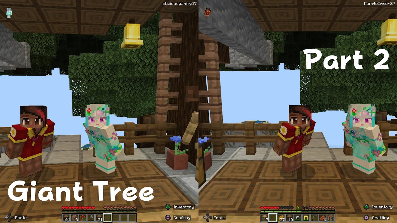 Minecraft Giant Tree Part 2 - YouTube
