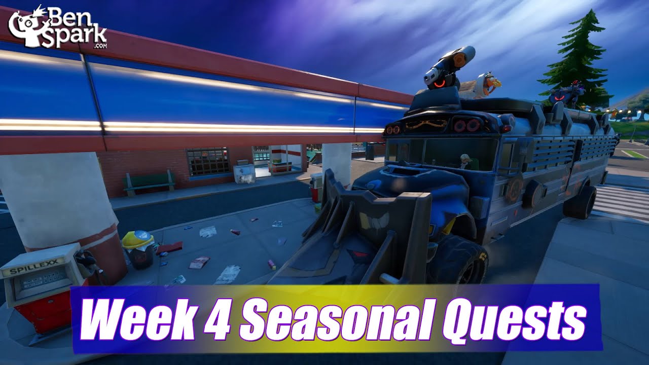 All Week Week 4 Seasonal Quests - Easy Location Guide - Fortnite ...