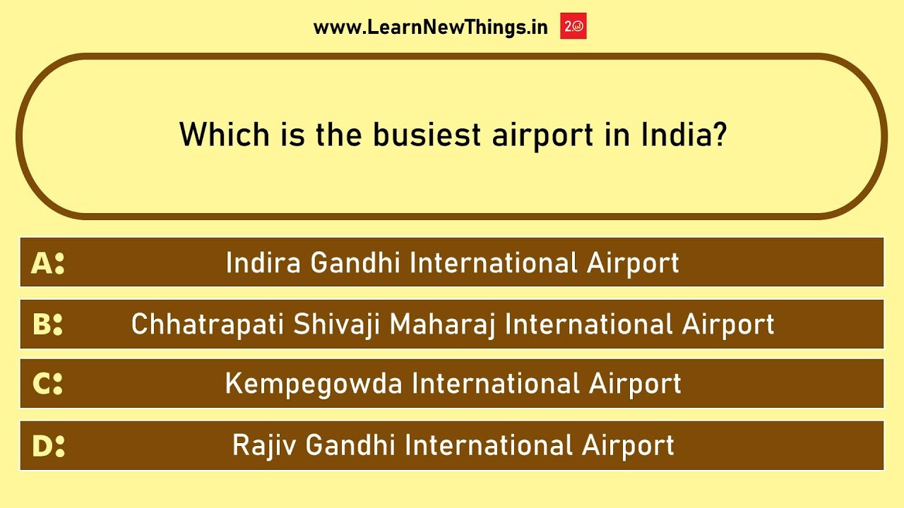 Basic India GK Quiz - Part 1/100 | 12 Basic India General Knowledge Questions and Answers - YouTube