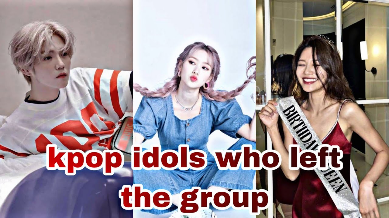 kpop idols who left the group#kpop - YouTube