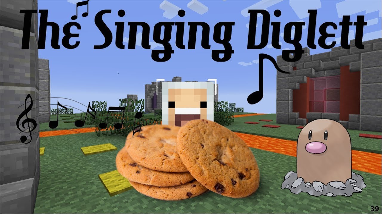 The Singing Diglett - Cookie Microbattles Minecraft - YouTube