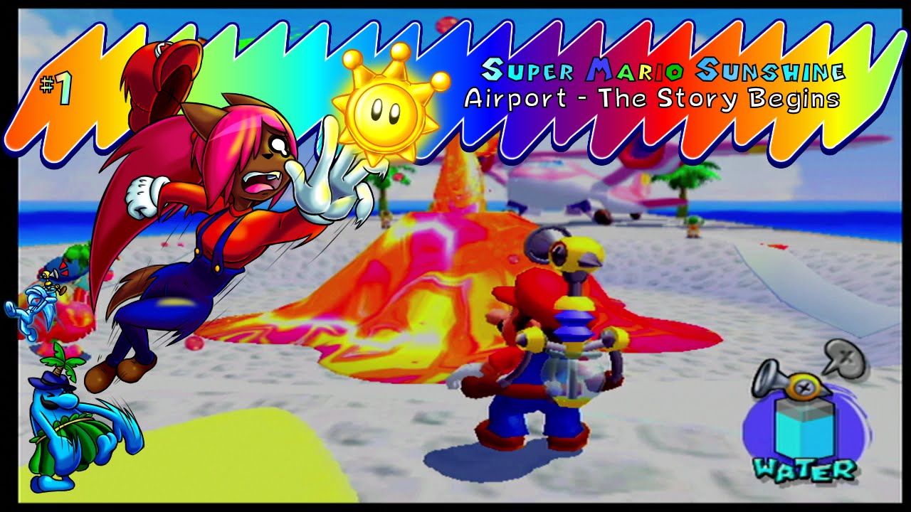 Super Mario Sunshine - Part 1 : Airport - The Story Begins - YouTube