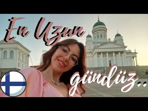 GÜNEŞ BATMAYAN ÜLKEDE EN UZUN GÜNDÜZ! FİNLANDİYA 21 Haziran Helsinki Gece Sohbeti/ Gece Olmayan Yer