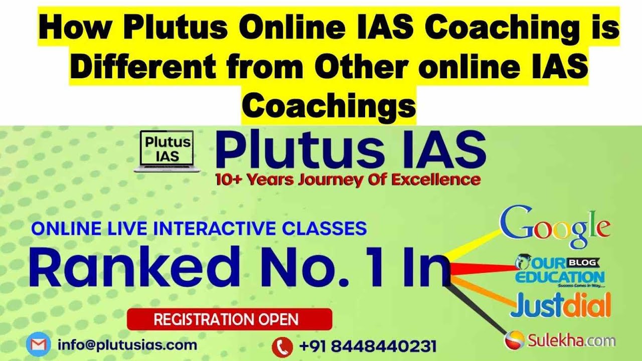 How Plutus IAS Online IAS Coaching is Different from other IAS Coaching ...