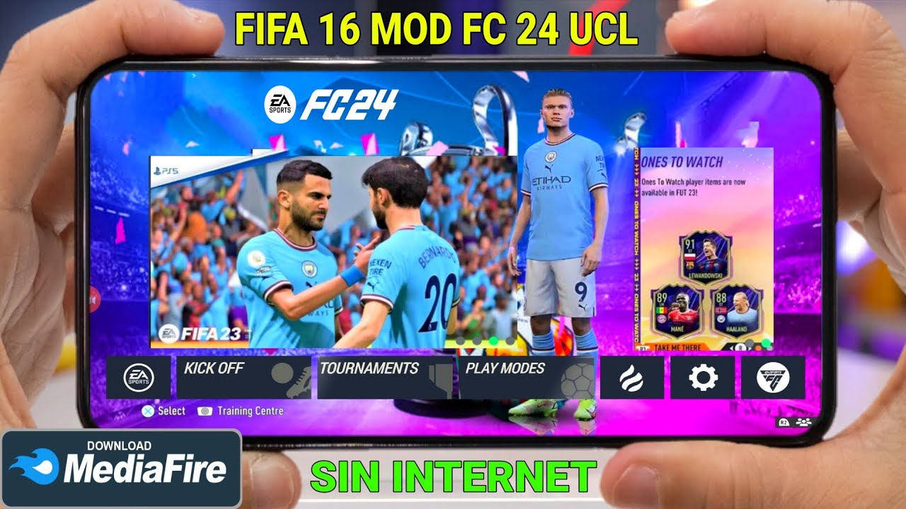 SALIO! IMPRESIONANTE FIFA 16 MOD FC 24 UCL NUEVOS FICHAJES, KITS, MENU ...
