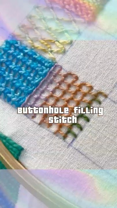 86 ෆ 프랑스자수 Buttonhole Filling Stitch ෆ 버튼홀필링스티치 ෆ 자수기초 ෆ 스티치북
