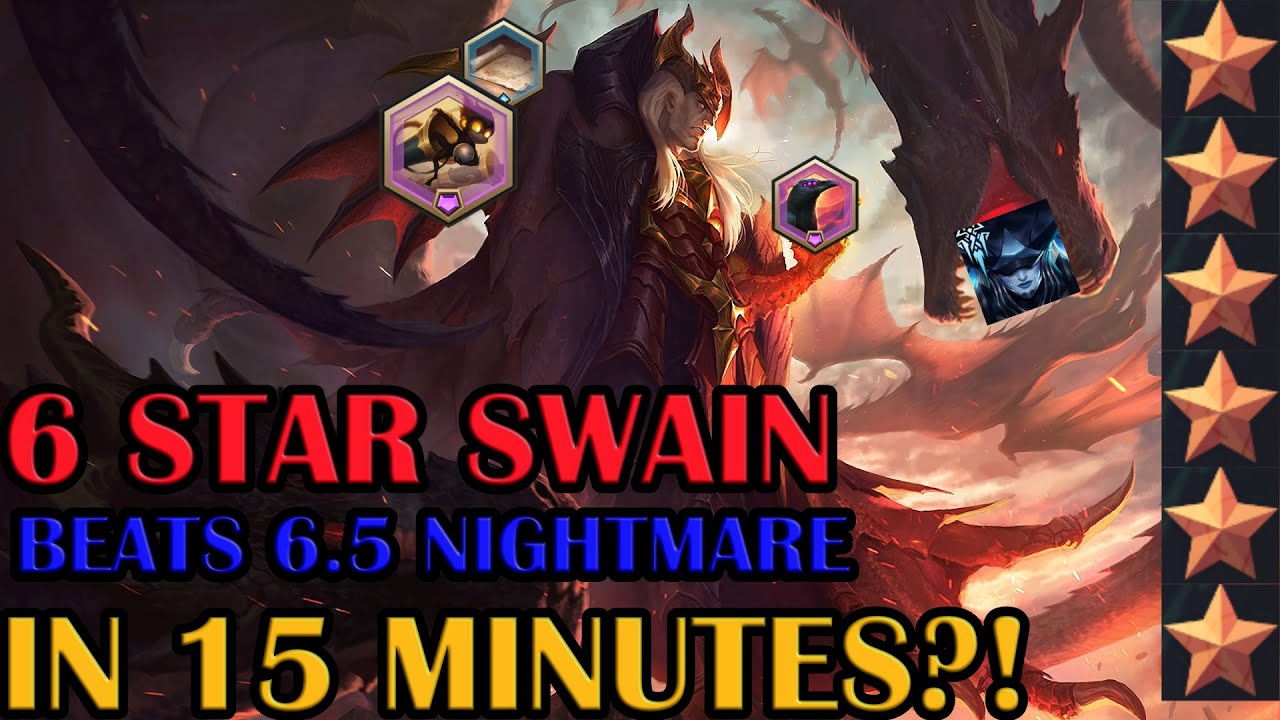 6 STAR SWAIN BEATS 6.5 NIGHTMARE IN 15 MINUTES?! - PATH OF CHAMPIONS ...