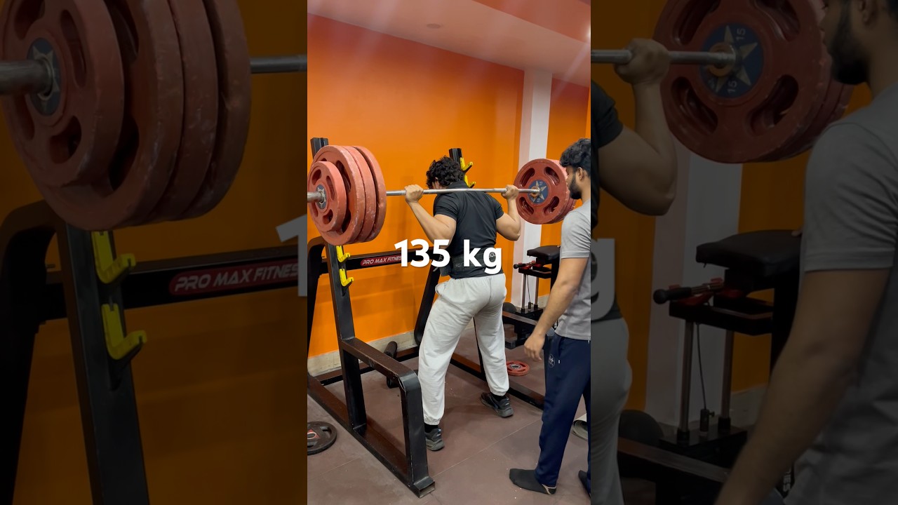 135 kg squat 💕….#motivation #gym #squat #fitness #shorts #youtubeshorts - YouTube