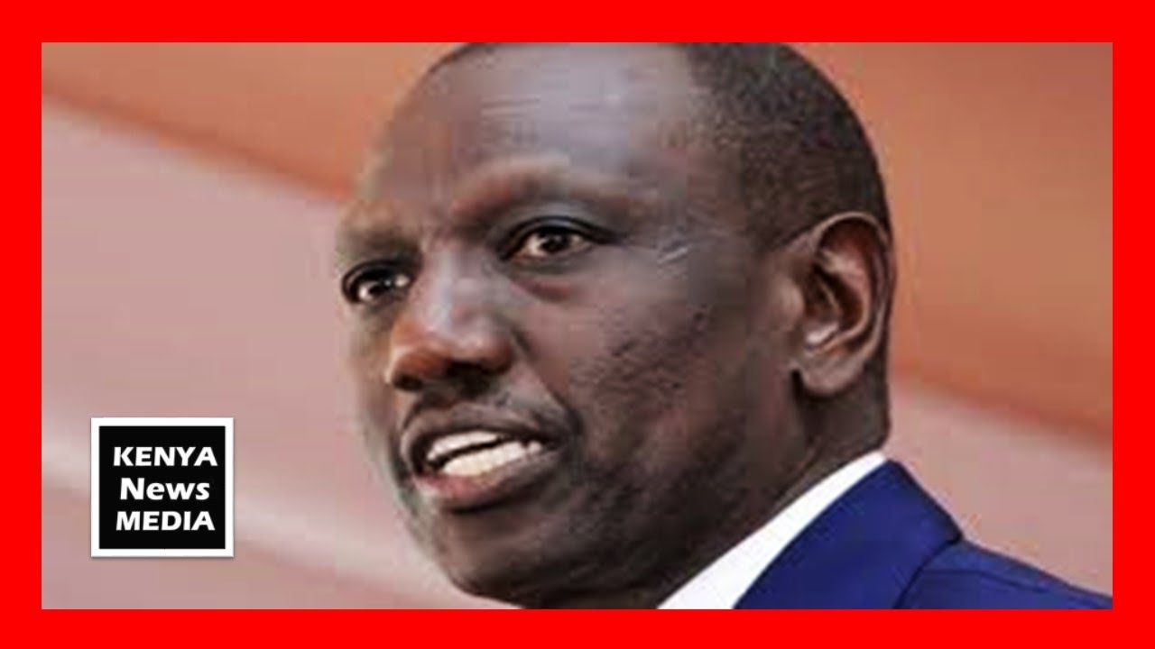 LIVE: William Ruto attends burial of late Peter Kiiru Chomba at Huruma ...