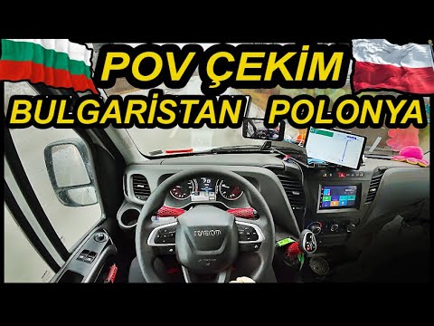 Pov Çekim Bulgaristan Yolları | Lorry Ve Minivan Kıyaslaması | Polonya'nın Köylerinde Geziyoruz