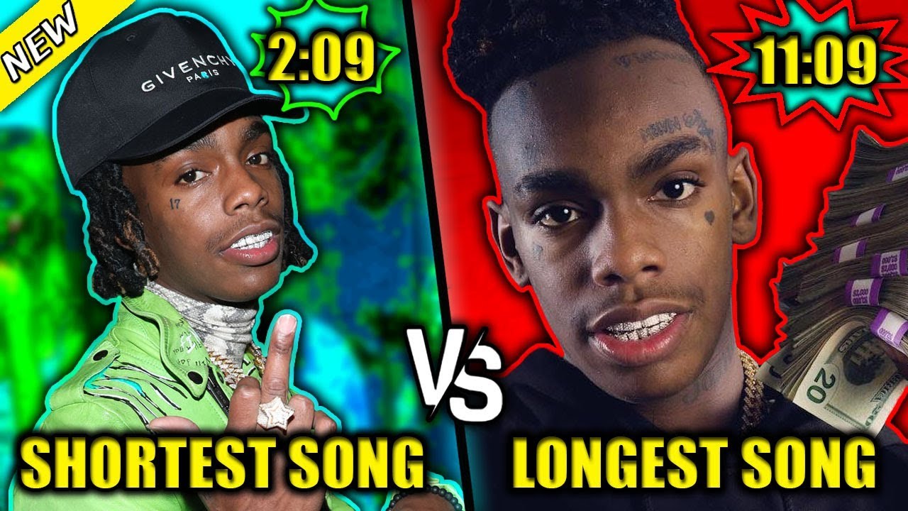 RAPPERS SHORTEST SONG VS RAPPERS LONGEST SONG 2020 - YouTube
