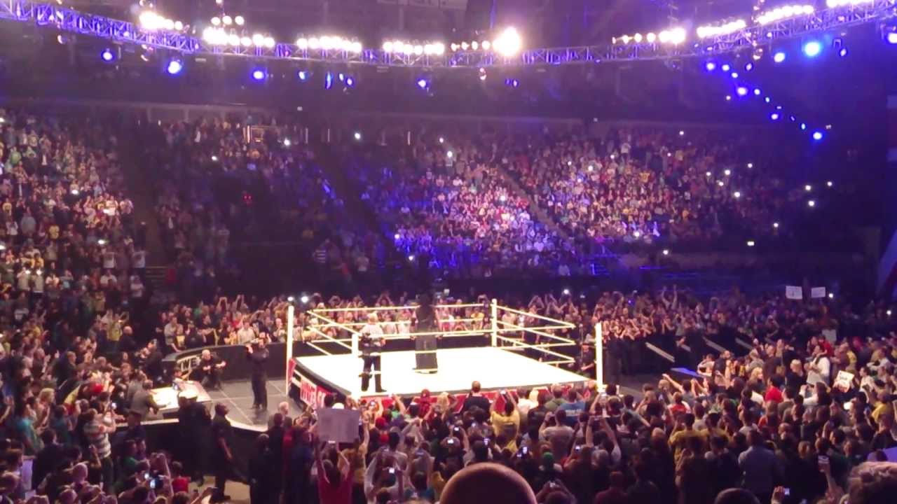 Undertaker and The Shield's entrance, RAW 22nd April 2013 O2 Arena ...