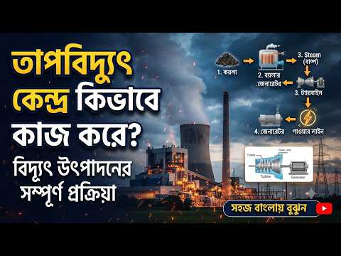 How To Work Thermal Powerplant In Bengali || Kivaba  Thub Biduit Kindro Kaj Kora||