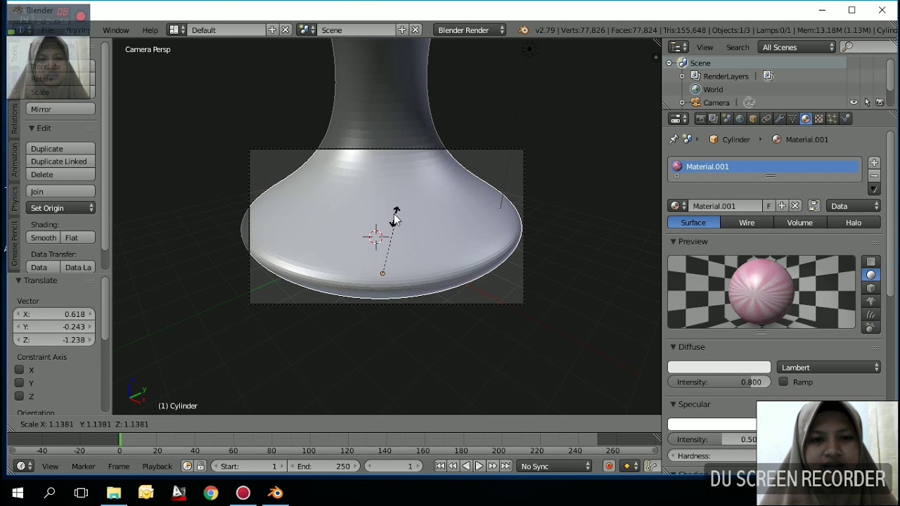 Tutorial Vas Bunga menggunakan software Blender - YouTube