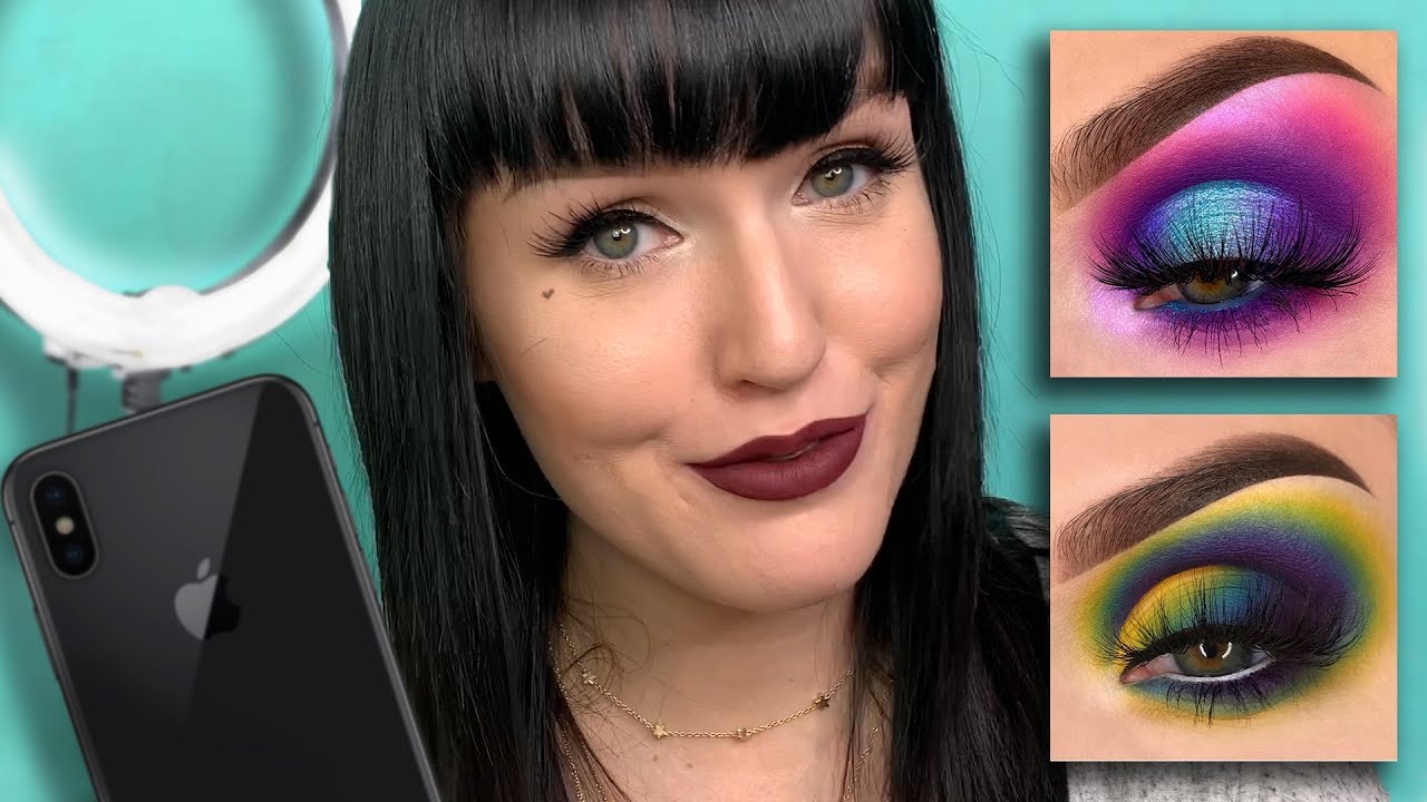 How to get high quality makeup photos on a phone! - YouTube