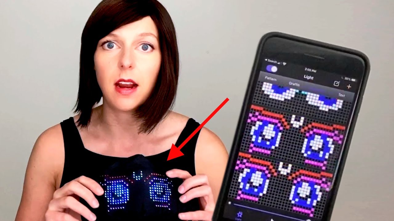 Bluetooth LED Mask Review of Features (Voice Control, Drawing, Text ...