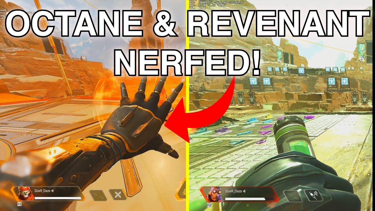 Octane & Revenant NERFED Before & After Apex Legends Season 10 ...