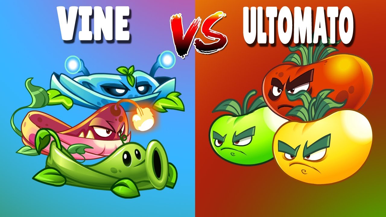 Pvz 2 Team Plant vs Team Plant - Vine Team vs ULTOMATO Team - Who's ...