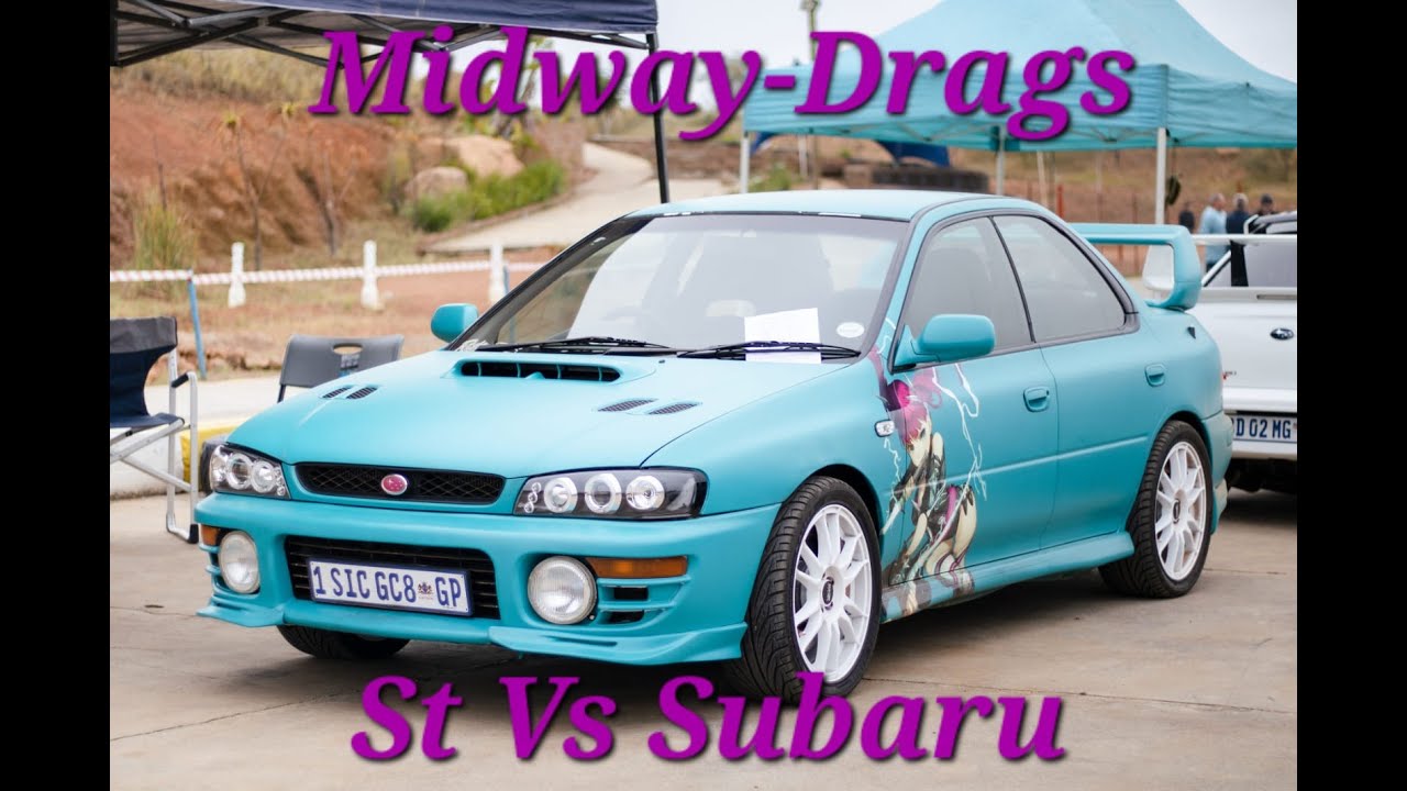 Midway Drags St Vs Subaru day - YouTube