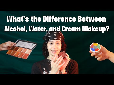 Alcohol Activated vs Water Activated vs Cream Paints for Makeup SFX. WHAT'S THE DIFFERENCE?