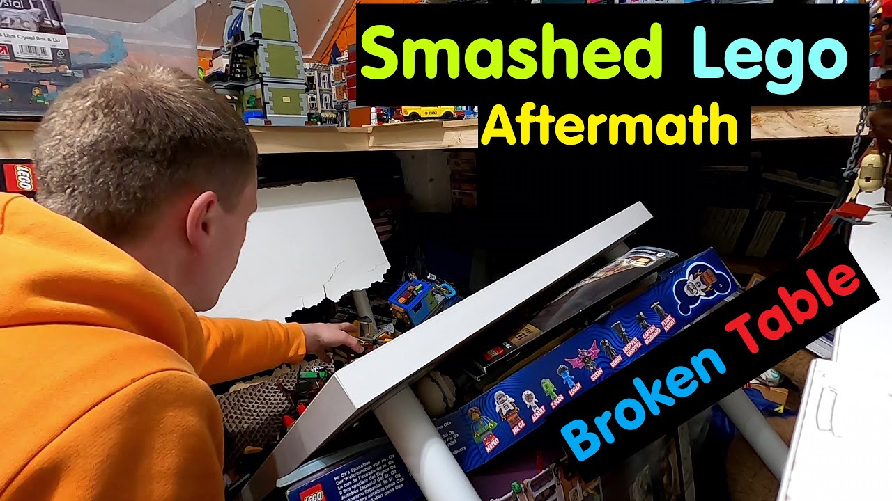 Lego City Disaster Aftermath | 20,000 Broken Lego Bricks | Smashed Lego ...