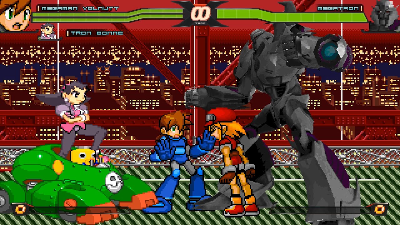 MUGEN - Megaman Volnutt & Tron Bonne vs. Megatron - Download - YouTube