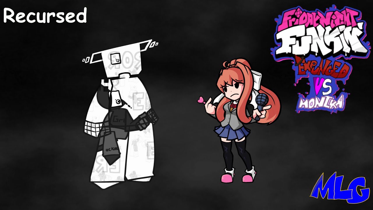 Recursed | FNF Expunged Vs Monika Cover - YouTube