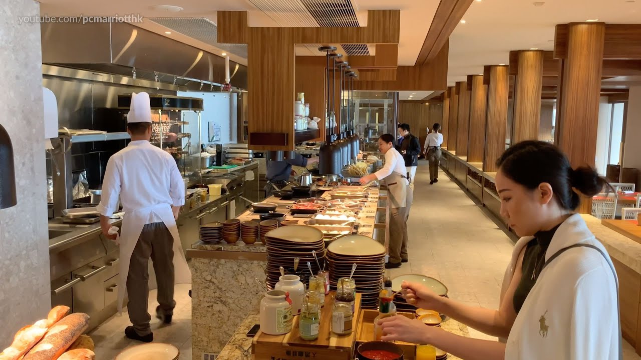 Breakfast Buffet at Big Bay Café. Kerry Hotel, Hung Hom Kowloon (in ...