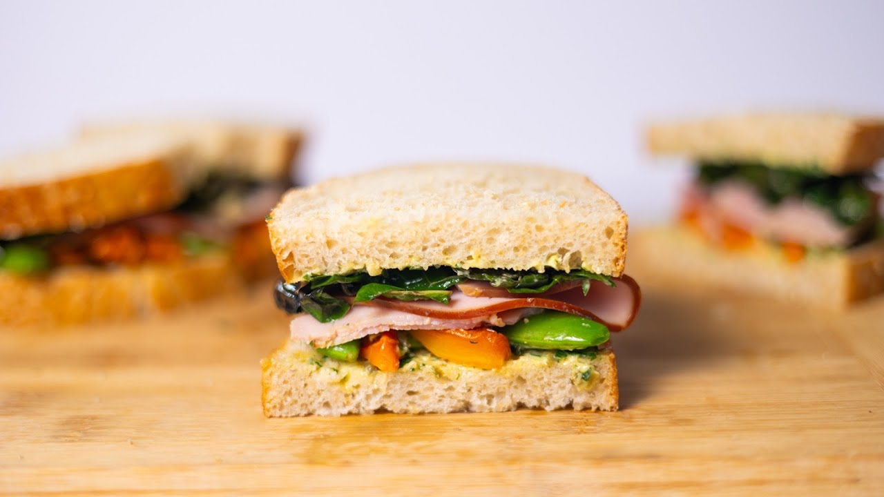 Easter Leftover Sandwich With Caper Butter Recipe - YouTube
