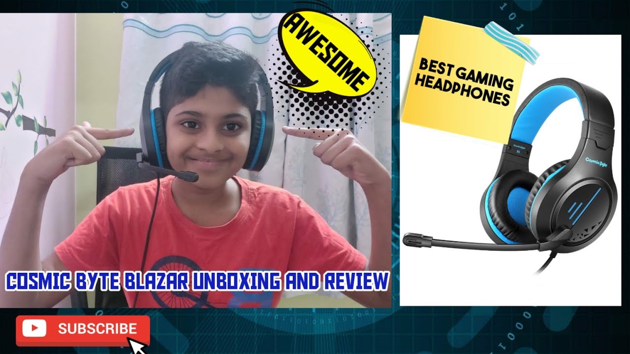 COSMIC BYTE BLAZAR GAMING HEADPHONES UNBOXING AND REVIEW ║BY PRANAV ...