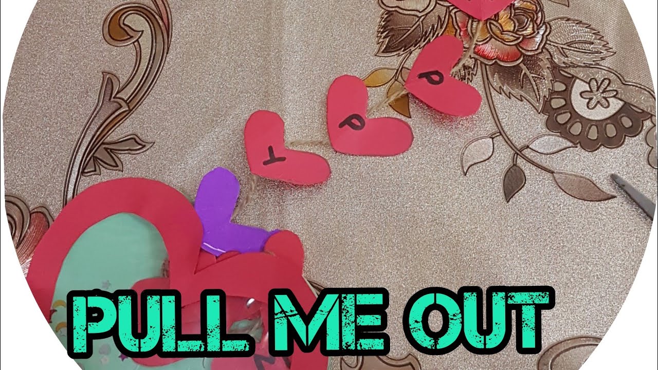 Pull me out ''RIBBON'' card Diy.💖 - YouTube