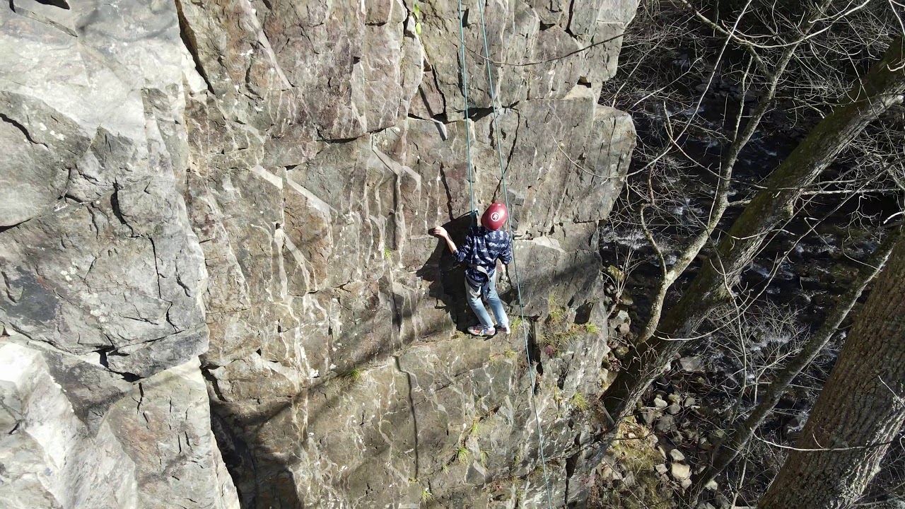 Backbone Rock Rappelling - YouTube