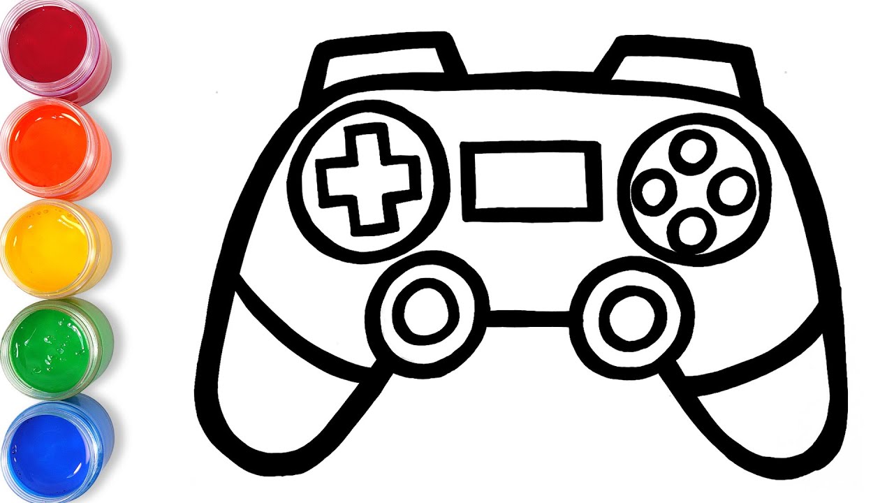 How to draw glitter Joypad Learn color in English | TOBiART - YouTube