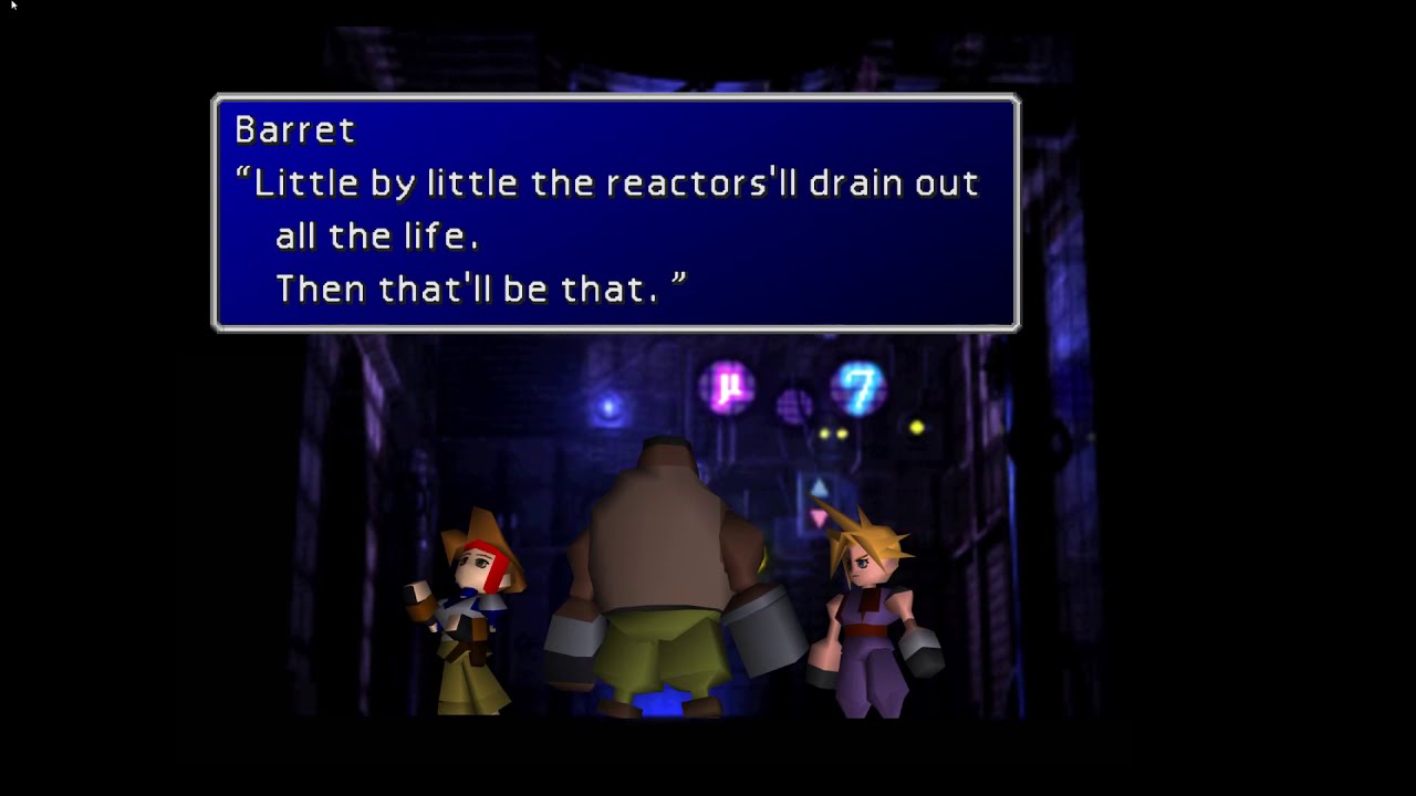 FINAL FANTASY VII WINDOWS EDITION Episode 1 - YouTube