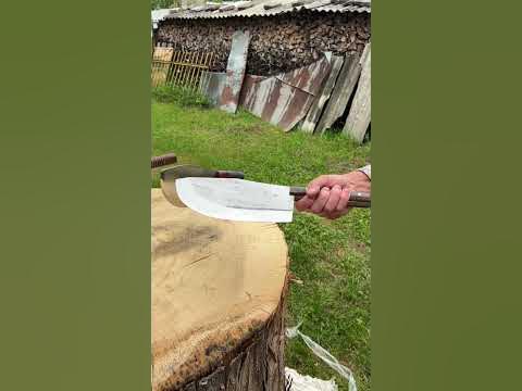 Нож для рубки костей - YouTube