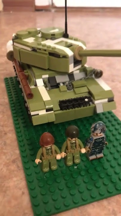 Lego Самоделка Три танкиста . Т-34-85 Из Лего - YouTube