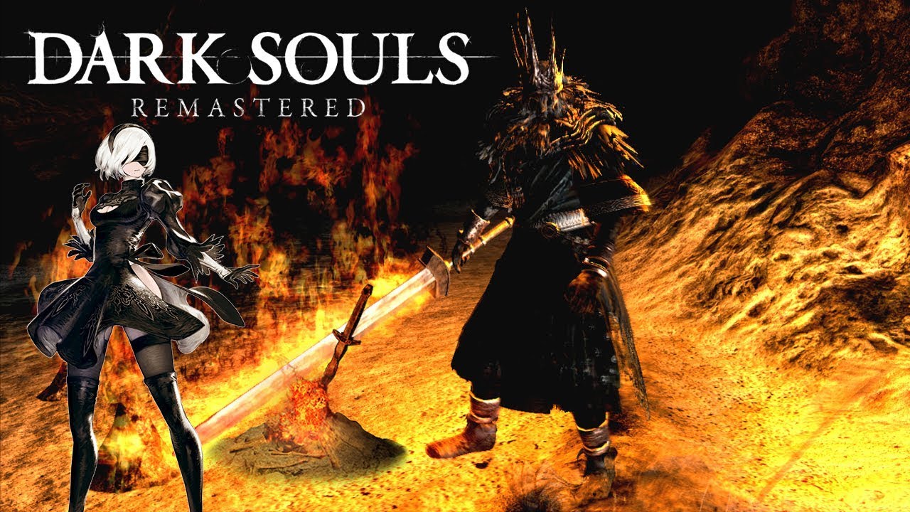 2B is the Chosen Undead! Dark Souls Remastered Mod - YouTube