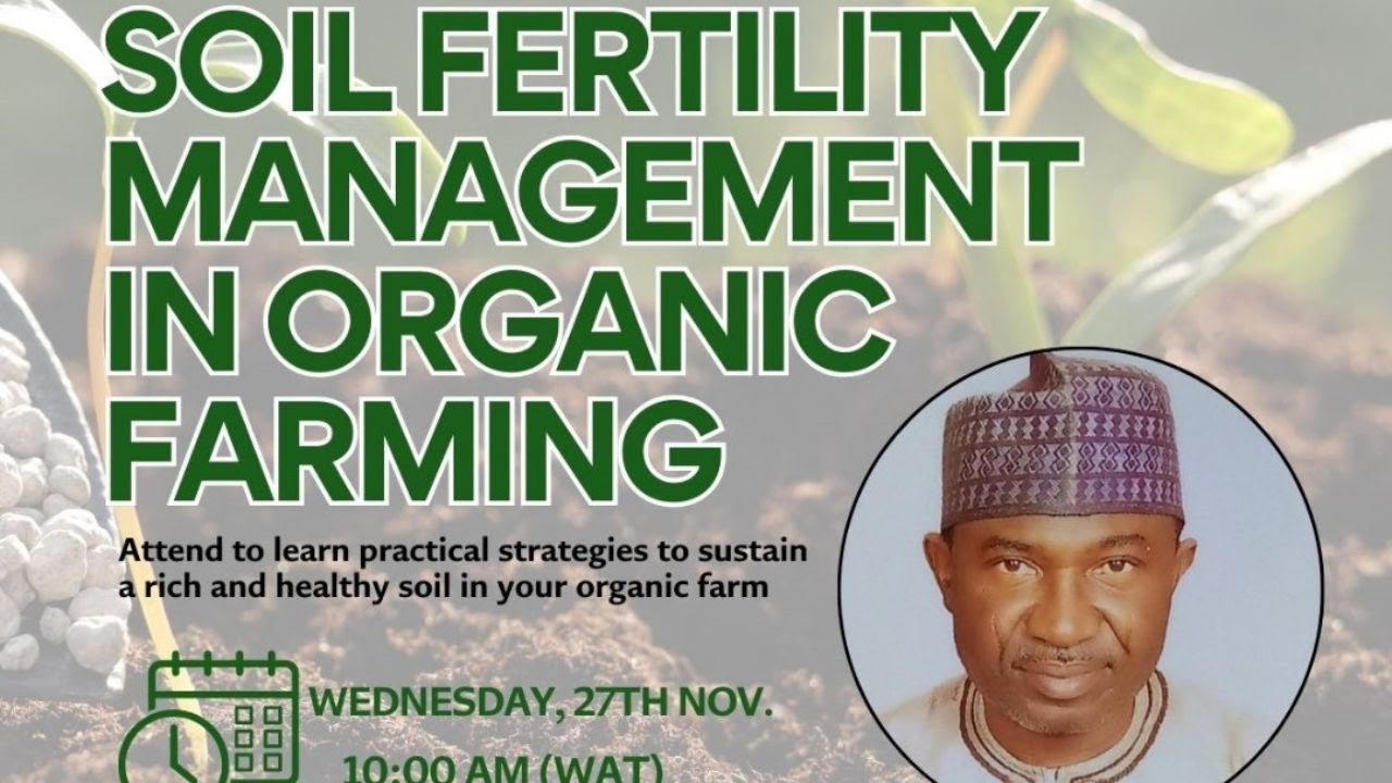 Soil Fertility Management in Organic Agriculture - Webinar Replay - YouTube