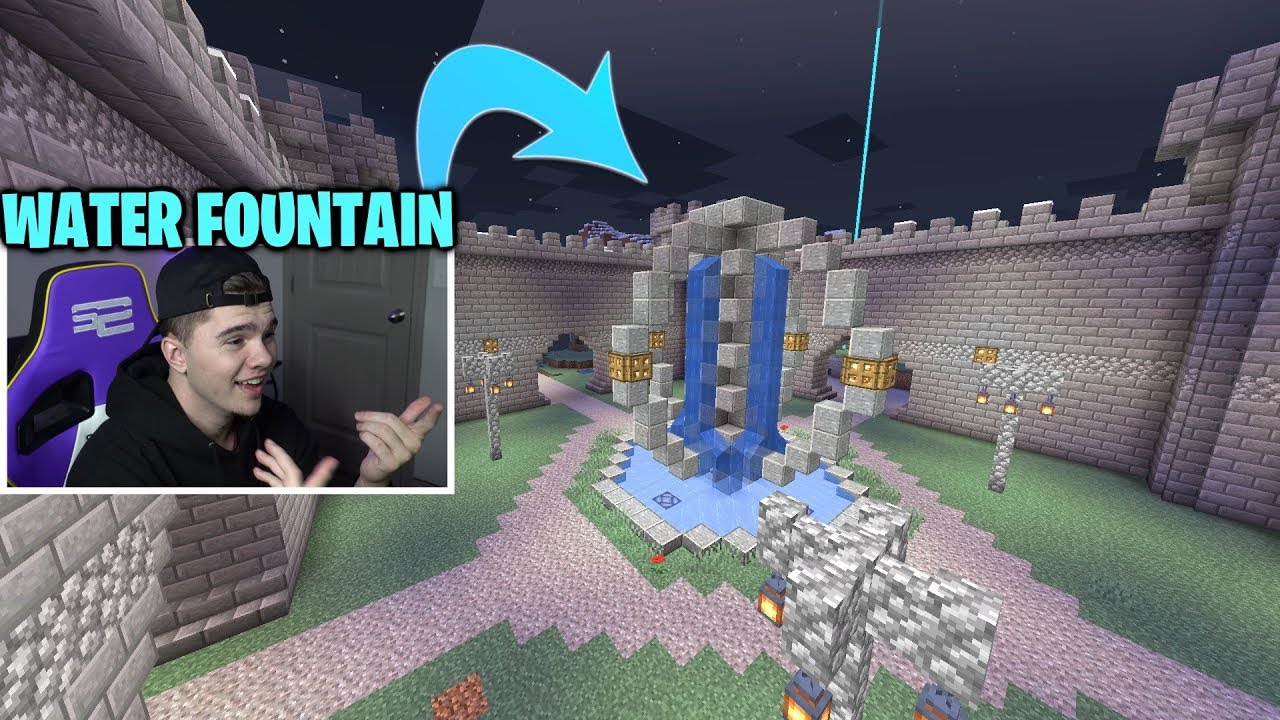 WATER FOUNTAIN! (minecraft ep.65) - YouTube