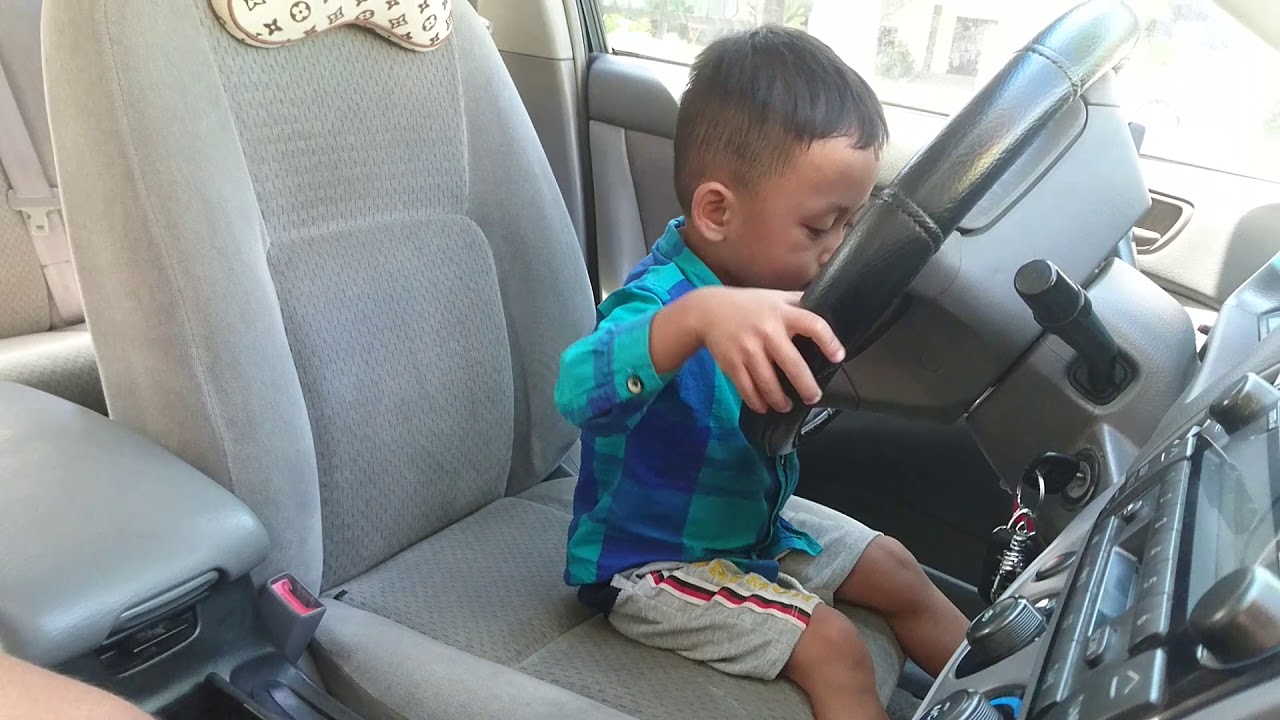 Boy drive car - YouTube