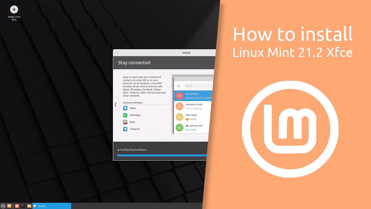 How to install Linux Mint 21.2 Xfce - YouTube