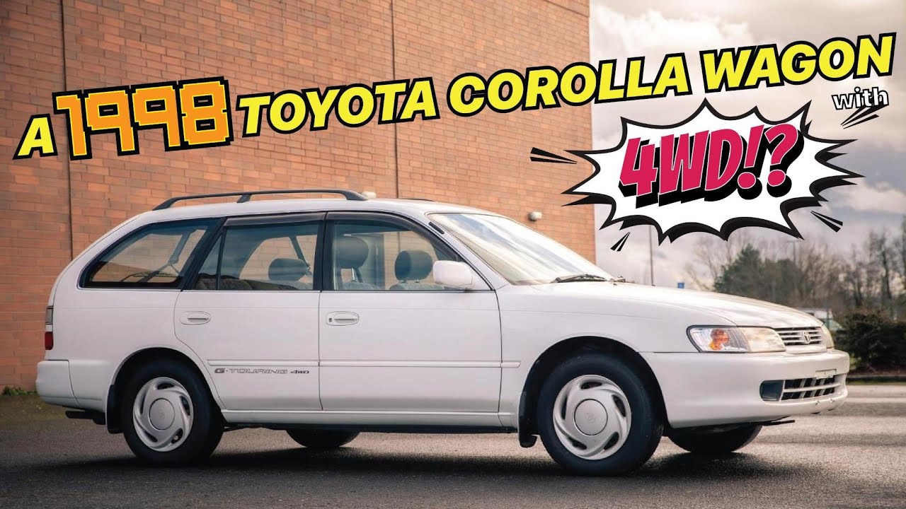 The USA Never got this Corolla Wagon?! 1998 Toyota Corolla G Touring ...