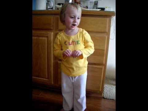 Claire Sings the Gray Squirrel Song - YouTube