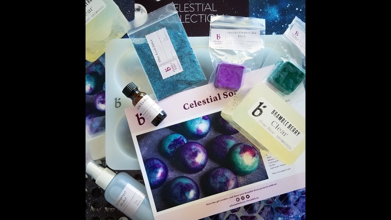 Unboxing Brambleberry's Celestial Soap Kit - YouTube