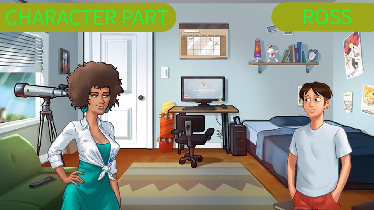 TGame | Summertime Saga character section v.0.20.12 ( Ms. Ross ) - YouTube