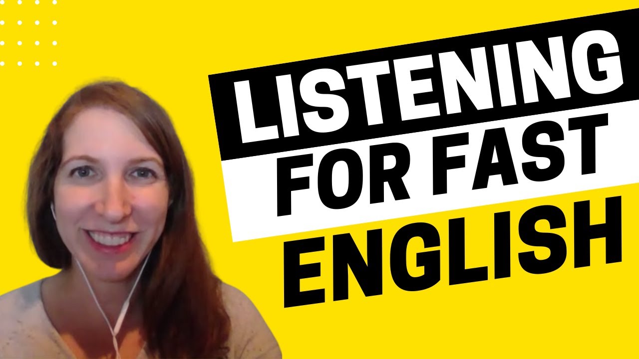 Free Webclass! Listening Strategies for Fast English - YouTube
