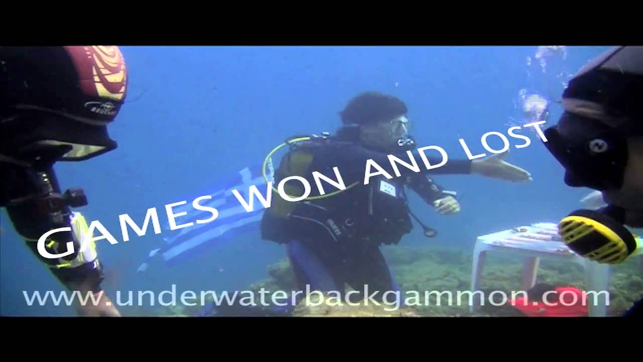 Underwater Backgammon World Championship 2010 - Zakynthos, Greece - YouTube