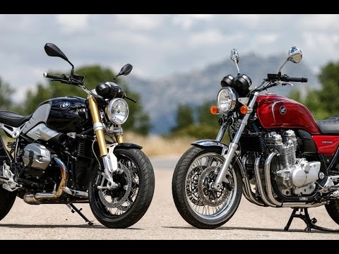 Photos BMW R nineT vs Honda CB1100EX - YouTube